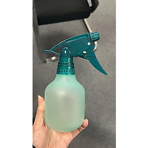 Rayson Empty Spray Bottle Refillable Container, Fine Mist Sprayer Trigger Squirt Bottle for Taming Hair, Hair styling, Watering Plants, Showering Pets (1 Pack, Green)