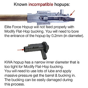 MODIFY Baton Flat Hopup Bucking Flathop Flat-Hop Hard Type for R-Hop RHop