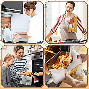 Frienda 4 Pieces Leaves Kitchen Towels 16 x 24 Inch Dish Towels Bathroom Hand Towels Set Absorbent Hand Drying Cloth Hand Towels for Kitchen Bathroom (Casual Style)