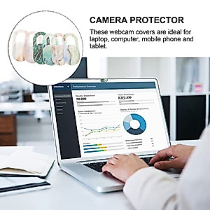 SOLUSTRE 6pcs Lens Cover Webcam Cover Webcam Slide Cover Tablet Laptop - Cover Lenses Phone Cover Webcam Privacy Lens Protector Phablet Abs Slider Computer Blocker