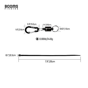 Booms Fishing MN2 Magnetic Net Release Holder for Fly Fishing