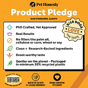 Pet Honesty Allergy Support Fresh Sticks - Dental Sticks for Dogs - Dental Dog Chews - Immune Health + Allergy Support for Dogs - Freshen Dog Breath, Reduce Plaque + Tartar - 30 Sticks