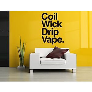 Wall Vinyl Sticker Decal Stop Smoking Start Vaping Quote Phrase Set Vaporizer Vape Word Pen Store Shop Smoke E Cigarettes Liquid Coil Indoor Outdoor Sign Logo SA838