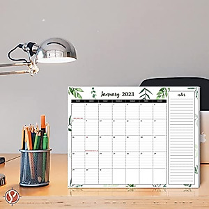2023 Year Desk Calendar 11" x 8.5" Desktop or Wall Planner, Tear-Off Pad for Easy Planning, Includes a Notes Section To Do's for the Year of 2023