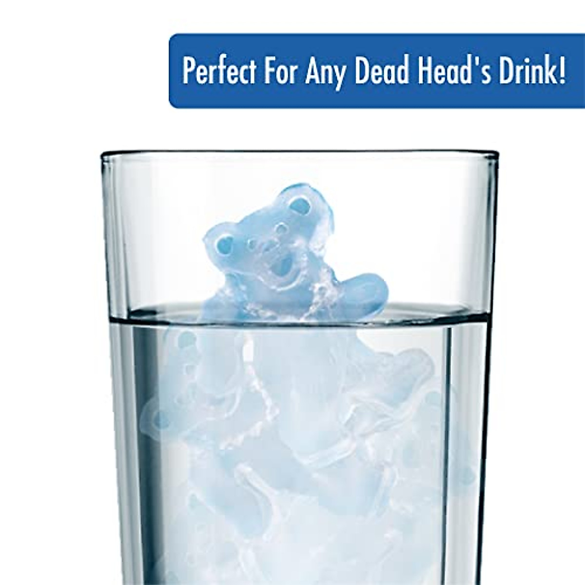 ICUP Grateful Dead Ice Cube Mold Tray | Freezer Bar Items Shapes & Trays | Rock Specialty Molds | Officially Licensed