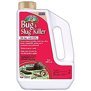 Bonide Captain Jack's Bug & Slug Killer Granules, 3 lb. Long Lasting Protection, For Organic Gardening, Safe for Pets