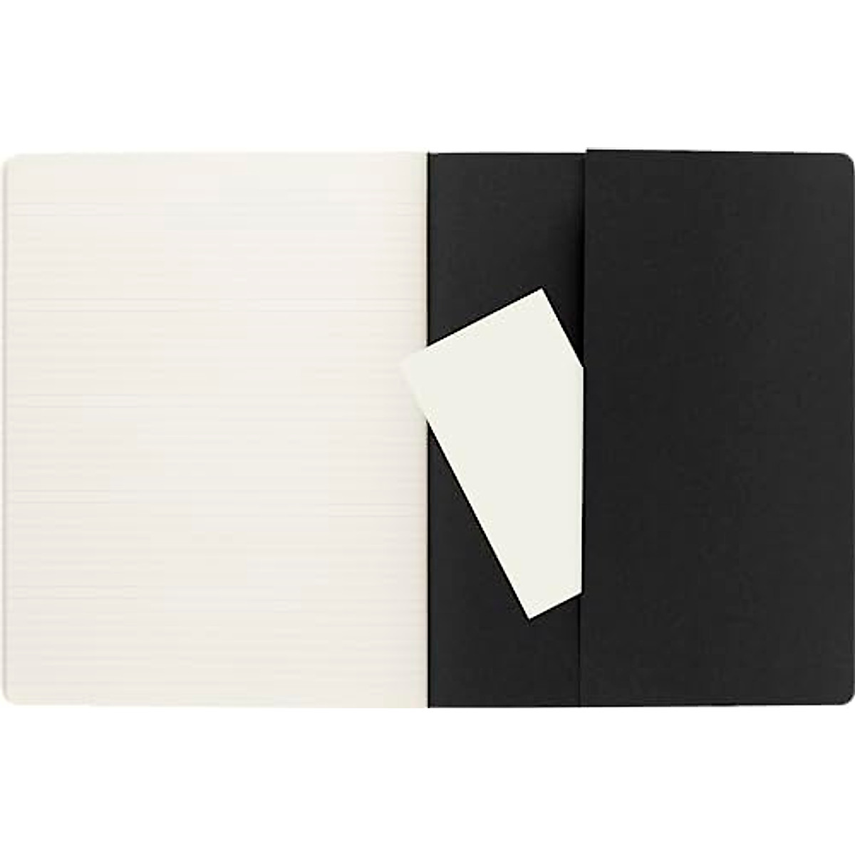 Moleskine Cahier Journal, Soft Cover, XXL (8.5" x 11") Ruled/Lined, Black, 120 Pages (Set of 3)
