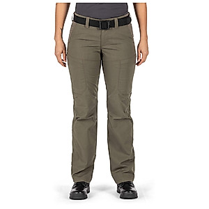 5.11 Tactical Women's Apex Pants, Regular Fit, Gusseted, Style 64446, Ranger Green, Women's 0 Long