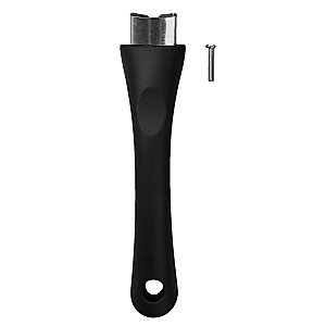 Aislor Replacement Long Handle for Skillets & Pans (Black) Black One Size D