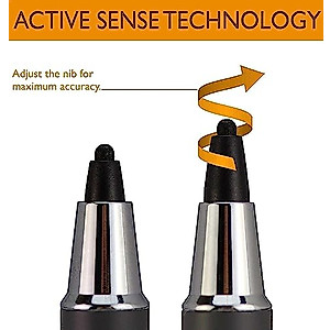 Broonel Grey Rechargeable Fine Point Digital Stylus - Compatible with TECLAST P80T Touchscreen Tablet 8 Inch