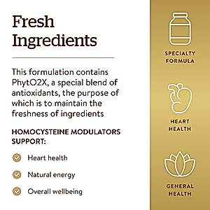 Solgar – Homocysteine Modulators, 120 Vegetable Capsules
