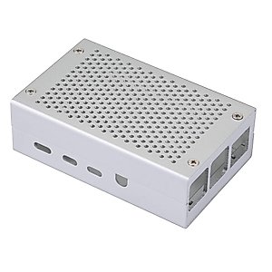 Raspberry Pi 4 Case RPI 4 Aluminum Case RPI 4B Metal Shell Silver Enclosure for RPI 4 Model B (Silver)