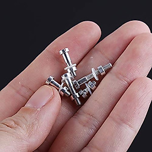 ANG-puneng M2.5 Screw Bolt Nut Washers Set Turntable Headshell Cartridge Stylus Mounting Vinyl LP Record Player