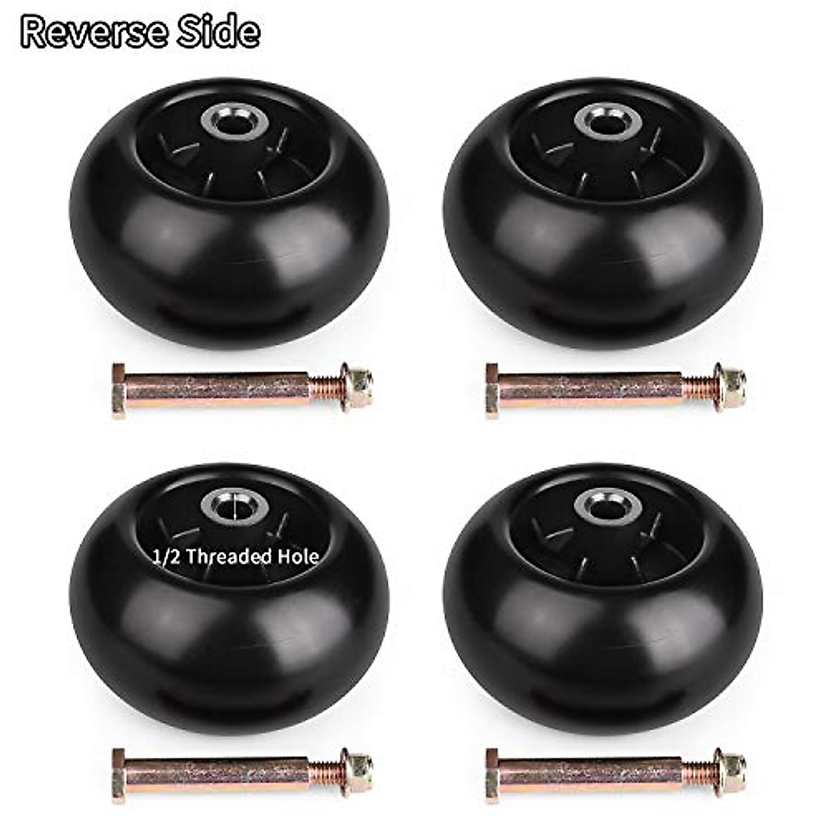 CY CHAOYA 4 Deck Mower Deck Wheels Kit for Oregon 72-094 John Deere AM116299,M11189 AYP107610,133957,532133957,539107610 Stens210-203 MTD734-03058 Husqvarna532133957 539107610