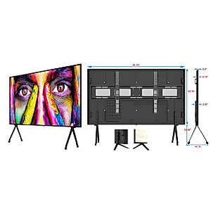 GTUOXIES 98 Inch LED UHD 4K TV; TS98TD with Stand, Wall Mount, Table Base, 24/7 Use, for Heavy Duty Operation and Display Across A Wide Range of Commercial Facilities