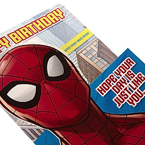 Hallmark Birthday Card For Kids - Spider-Man Design With Activity
