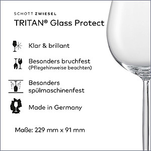 Schott Zwiesel Diva Burgundy Glass, Twin Pack