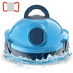 𝙐𝙥𝙜𝙧𝙖𝙙𝙚𝙙 OUCAXIA Cordless Robotic Pool Cleaner, Automatic Pool Vacuum, 90 Mins Runtime & Powerful Suction, Self-Parking, Lightweight, Ideal for Above/In-Ground Pool 65 Feet/1100 Sq.Ft
