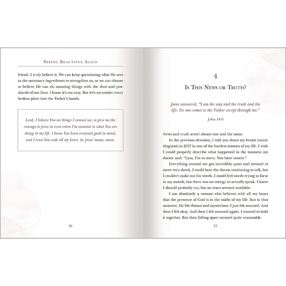 Seeing Beautiful Again: 50 Devotions to Find Redemption in Every Part of Your Story