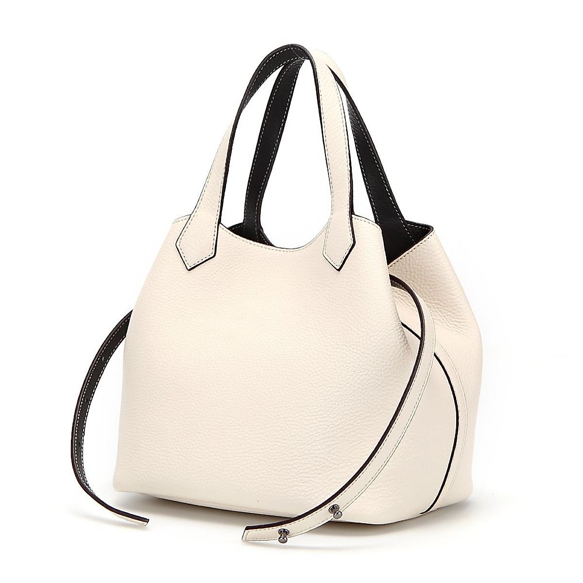 Palla Women's A-Bag Plus (REVERSIBLE) Ivory-Black, Small