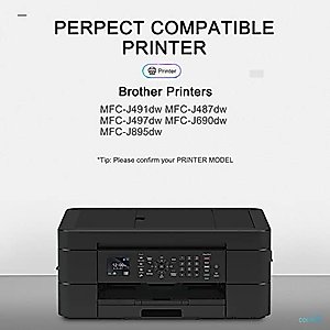 COLWOD [New Chip LC3013 LC3011 Compatible Ink Cartridge Replacement for Brother LC-3013 High Yield Work with MFC-J491DW MFC-J497DW MFC-J895DW MFC-J690DW Printer Ink (2Black, 2Cyan, 2Magenta, 2Yellow)