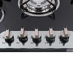 30-Inch 5-Burner Gas Stove Built-In Stove Stove Kitchen LPG/Natural Gas Is Easy To Clean Used To Meet Various Cooking Needs