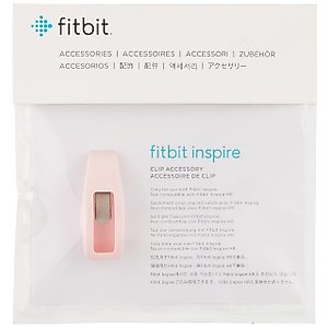 Fitbit Inspire Accessory Clip, Official Fitbit Product, Soft Pink