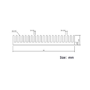 Awxlumv Aluminum Heat Sink 150mmx93mmx15mm/ 5.9x3.66x0.59 inch High Power Large Heatsink Module Cooler Fin for PCB Board LED Motherboard Cooling GPU Backplate Radiator Routers RTX 3090 3080 Black