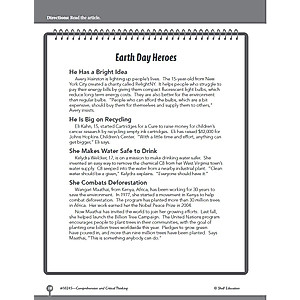 Comprehension and Critical Thinking Grade 5 (Comprehension & Critical Thinking)