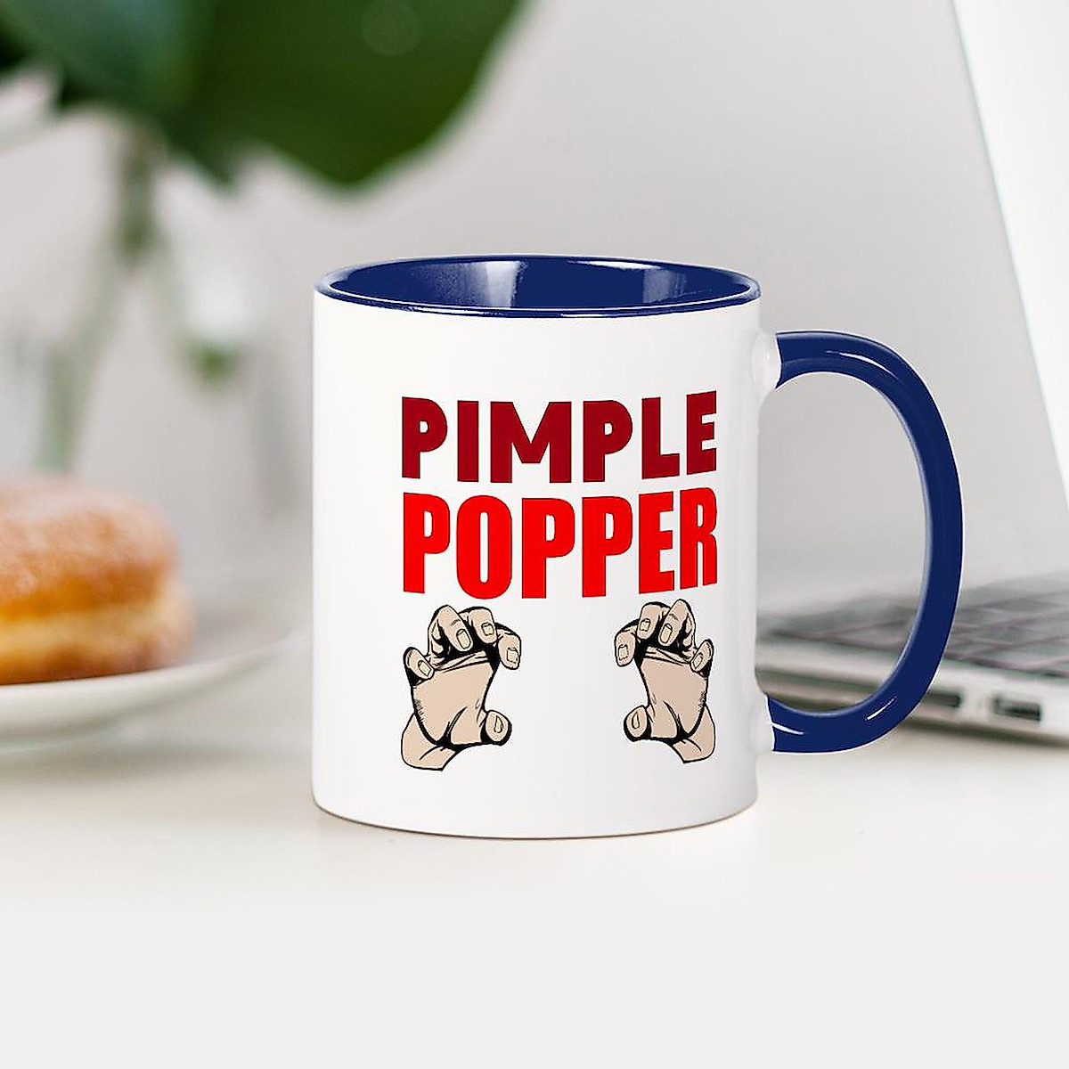 CafePress Pimple Popper Mugs Ceramic Coffee Mug, Tea Cup 11 oz