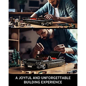 Nifeliz Eldorado, Classic Retro Car Building kit, Convertible Sports Cars Display Model Set for Adult Gift Giving (1,245 Pieces)