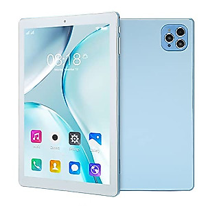 HEEPDD Office Tablet, 4GB RAM 64GB ROM US Plug 100‑240V HD Tablet 10.1 Inch IPS (Blue)