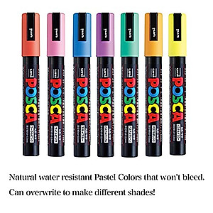 Uni Japan Paint Marker FULL RANGE Bundle Set Marking Pen Medium Point PC-5M 29 Colours ( 22 Standard & 7 Natural ) Japanese Domestic Market Product