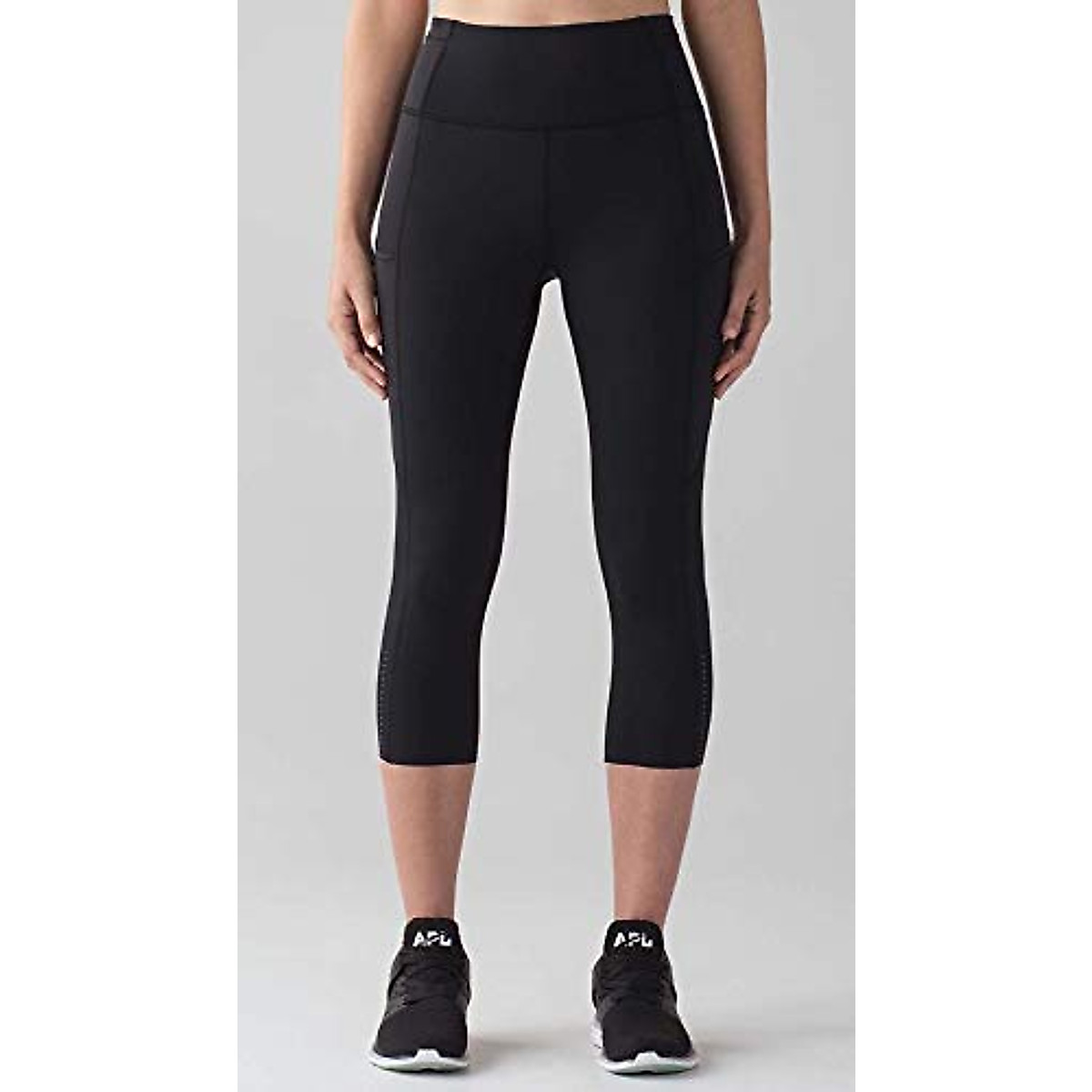 Lululemon Fast and Free Crop II Black Size 8