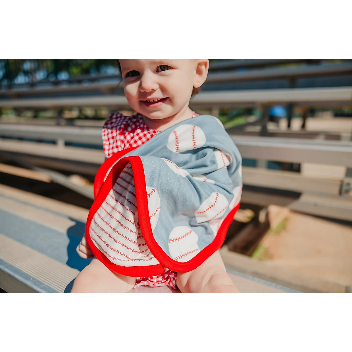 Copper Pearl Baby Security Blanket Set of 2 - Portable Size for Self-Soothing On-The-Go, Ideal Baby Blankets for Boys and Girls, Ultra-Soft, and Gift-Ready Loveys - Slugger