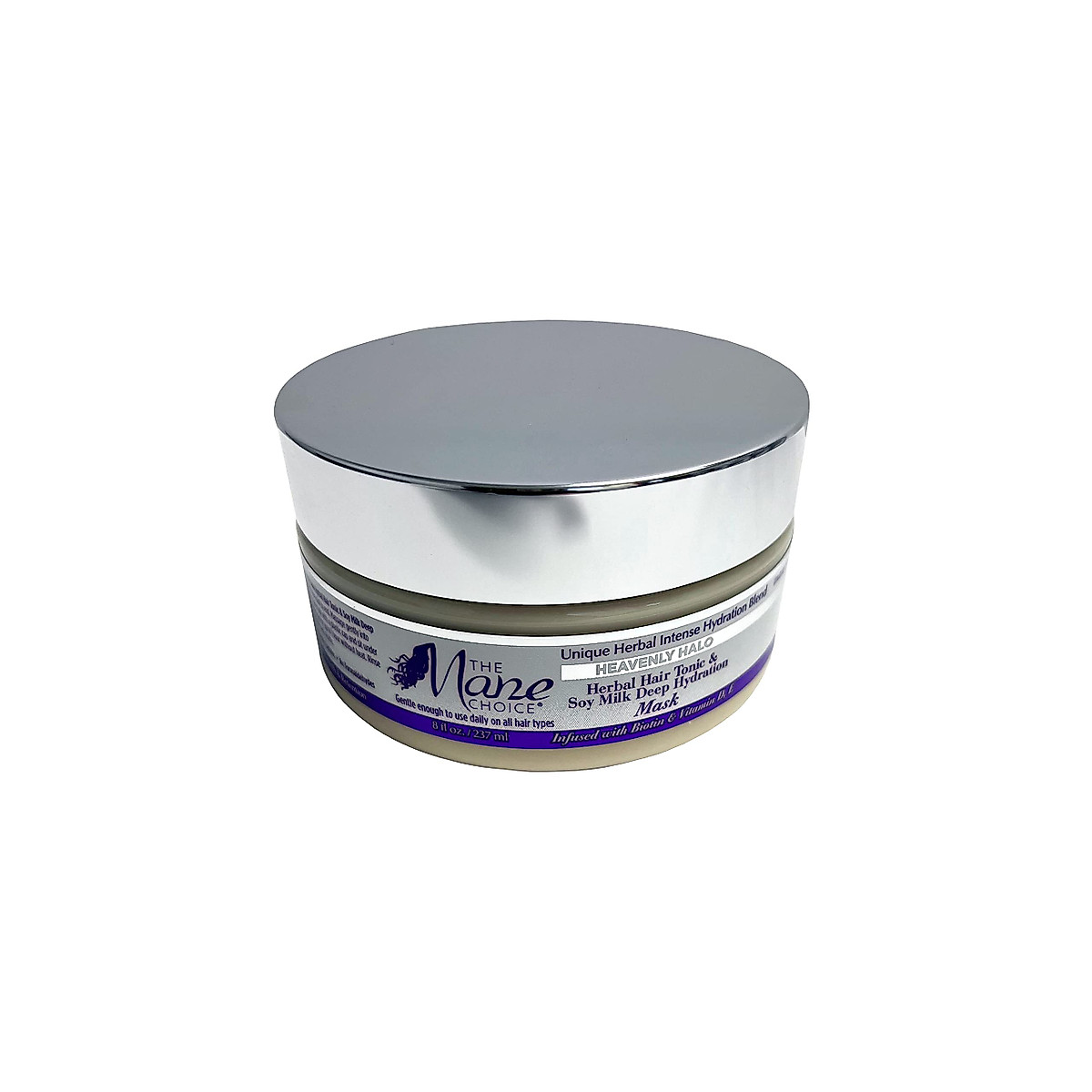 The Mane Choice - Heavenly Halo Herbal Hair Tonic & Soy Milk Deep Hydration Shampoo, Conditioner, Softening Milk, Serum Oil Mist, Pre-Poo, Mask Infused with Biotin & Vitamin D, E Hair Product Bundle