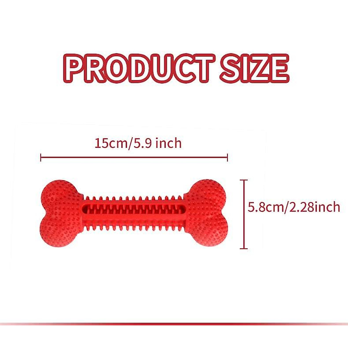 Teething Buddy: Dental Dog Chew Bone Toy for Puppies. (Green)