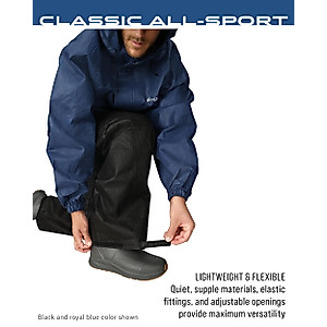 FROGG TOGGS Men's Standard Classic All-Sport Waterproof Breathable Rain Suit, Dark Green/Black, X-Large