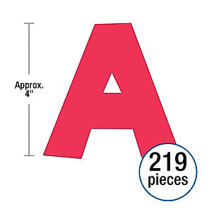 Carson Dellosa - One World Watermelon Combo Pack EZ Letters, Pre-Punched, 219 Pieces