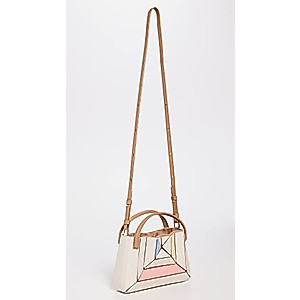Mlouye Women's Mini Sera Tote, Leather | Sprinkles White, One Size