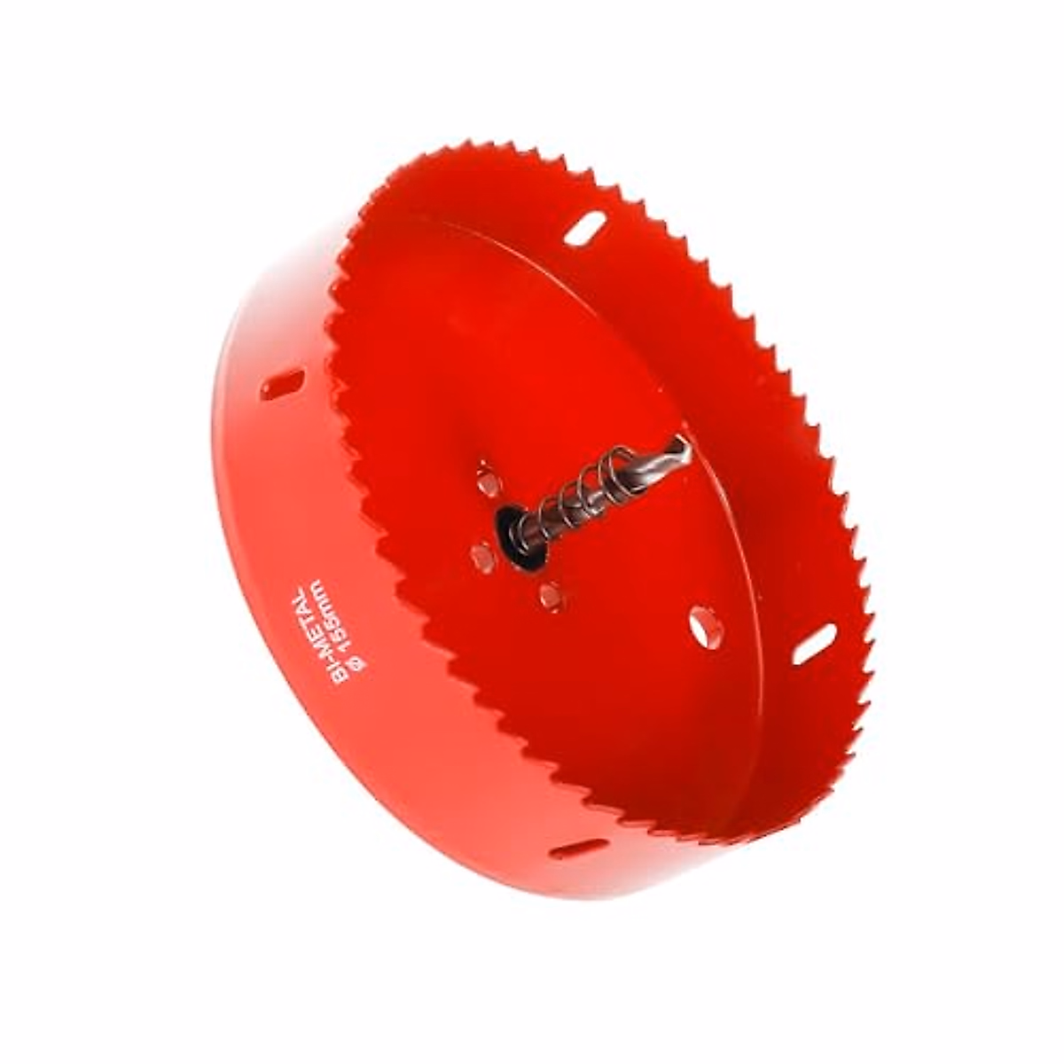 BTSHUB 6" 152mm Hole Saw Heavy Duty Steel Drilling Cutter for Making Cornhole Boards Drywall Wood Plastic Fiberboard Soft Metal