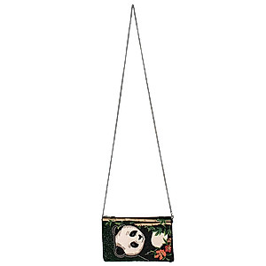 Mary Frances womens Mary Frances Panda Love Crossbody Phone Bag, Multi, One Size US