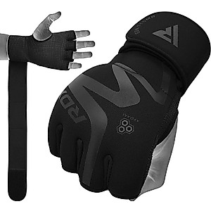 RDX Boxing Inner Gloves Hand Wraps Men Women, Hybrid Design Gym Weight Lifting Workout, 50Cm Long Wrist Support, Neoprene Under Mitts, MMA Muay Thai Martial Arts Training, Kickboxing Punching