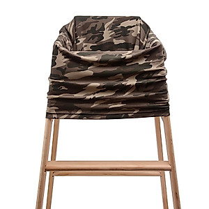 HONEY$HOMEY Camouflage Baby Car Seat Cover, Multi-Use Nursing Breastfeeding Scarf, High Chair Stroller Head Cover