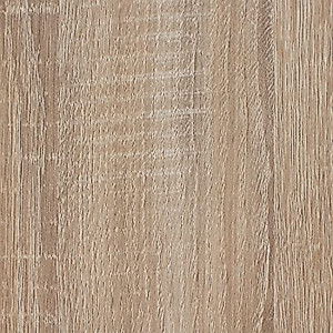 Modern Farmhouse Wood Entryway Table – Skinny Console Table with Storage – Entry Table with Metal Details – Narrow Sofa Table - Living Room Furniture – Modern Home Décor (White Washed Oak)