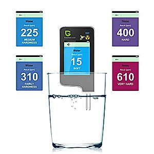 6 in 1 Greentest eco 5 Digital Food Nitrate Tester, High Accuracy Radiation Detector Geiger Counter Water Quality Meter TDS Hardness PPM Analyzer Dosimeter for Vegetable, Fruit, Meat, Fish, Water