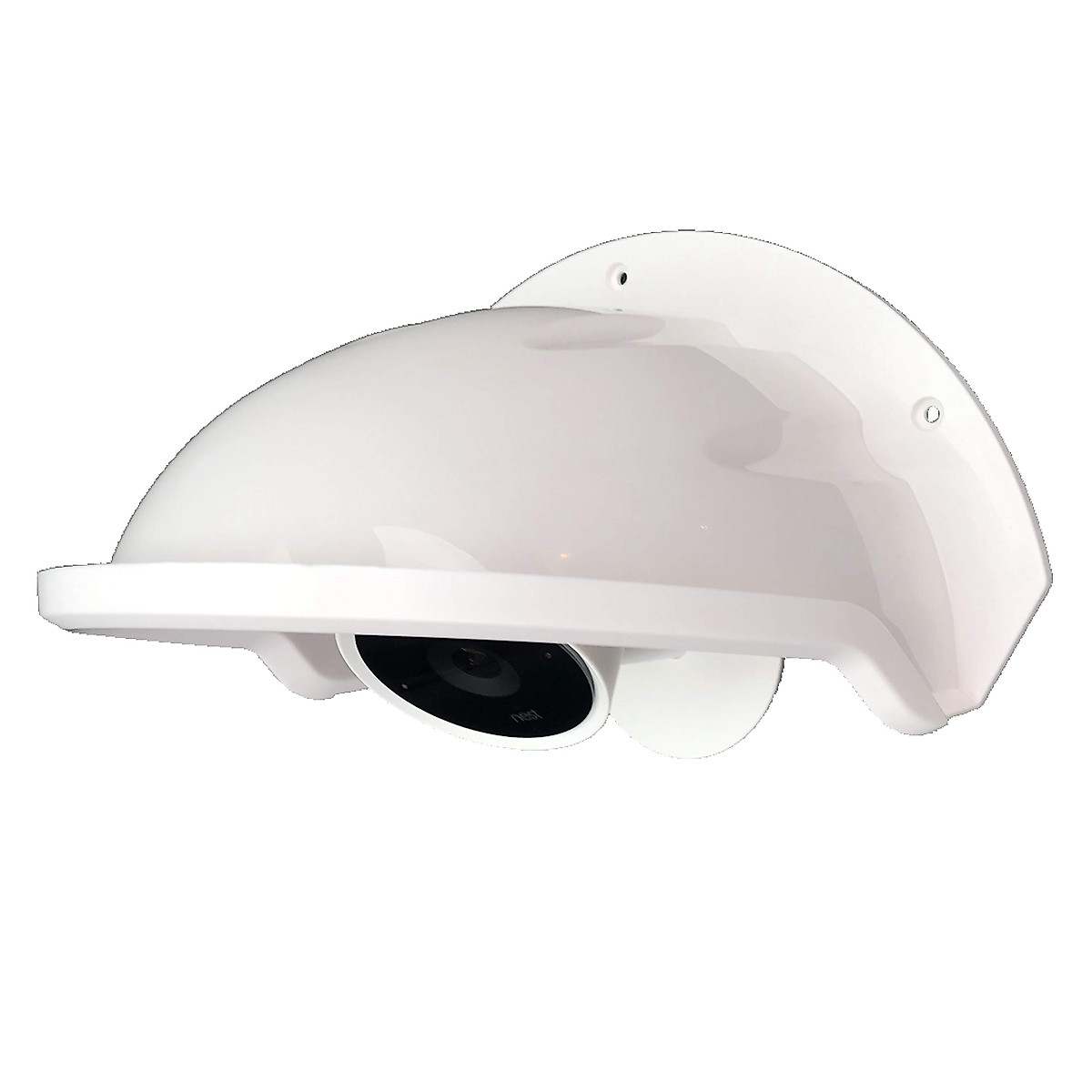 Universal Sun Rain Shade Camera Cover Shield for Nest/Ring/Arlo/Dome/Bullet Outdoor Camera - White