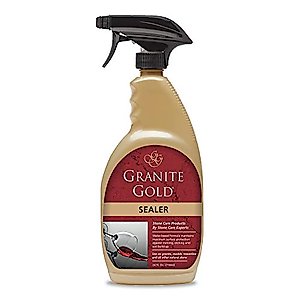 Granite Gold Water-Based Sealer Spray Protection for Granite, Marble, Travertine, Natural Stone Countertops, 24 Fluid Ounces, 1-Pack
