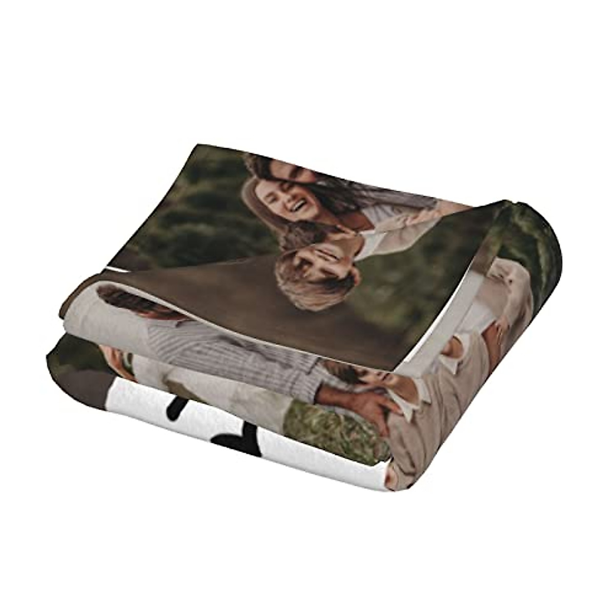 Ivarunner Personalized Family Throw Blanket,Blanket, Travel/Home/Bed/Sofa/Couch/Tapestry,Gifts for Family/Women/Mom/Adults,Home Decor,60"X50"