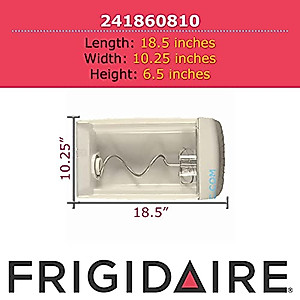 Frigidaire 241860810 w/Auger Refrigerator Ice Bucket, White